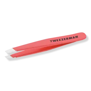 TWEEZERMAN Mini Slant Tweezers - Geranium Mini