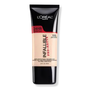 L'OREAL Infallible Pro-matte Liquid Longwear Foundation - 100 True Alabaster