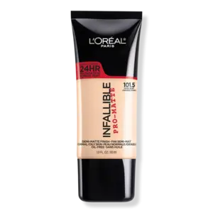 L'OREAL Infallible Pro-matte Liquid Longwear Foundation - 101.5 Ivory Buff