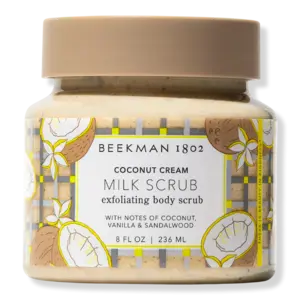 BEEKMAN 1802 Milk Scrub Exfoliating Body Scrub Coconut Cream - One-color