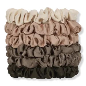 KITSCH Satin Ultra Petite Scrunchies - Eucalyptus