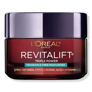 L'OREAL Revitalift Triple Power Anti-aging Moisturizer Fragrance Free - One-color