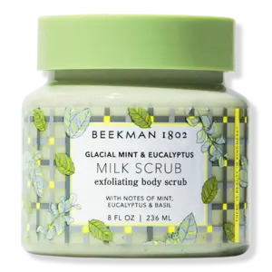 BEEKMAN 1802 Milk Scrub Exfoliating Body Scrub Glacial Mint & Eucalyptus - One-color