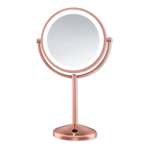 CONAIR Vanity Led Double-sided 1x/10x Magnification Mirror - Rose Gold