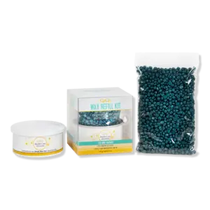 GIGI Wax Refill Kit, Hard Wax Beads And Refill Can - One-color