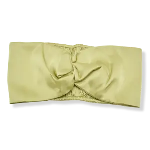 GRACE ELEYAE Satin Wrap Headband - Celery