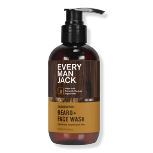 EVERY MAN JACK Sandalwood Hydrating Beard + Face Wash - One-color