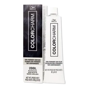 WELLA Colorcharm Demi-permanent Cream Hair Color - 2bbl Blue Black