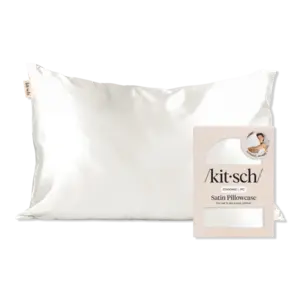 KITSCH Satin Pillowcase - Ivory