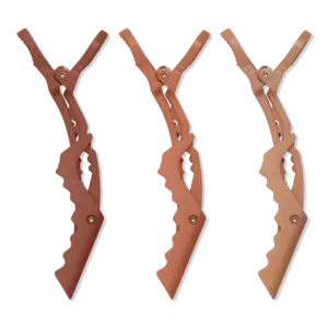 KITSCH 3-piece Crocodile Hair Clips - Multi-color