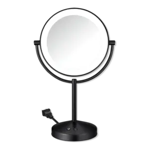CONAIR Halo Double-sided Lighted Makeup Mirror - Matte Black