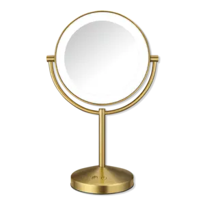 CONAIR Halo Double-sided Lighted Makeup Mirror - Brass