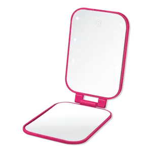 CONAIR Reflections Lighted Led Compact Hollywood Mirror - Pink