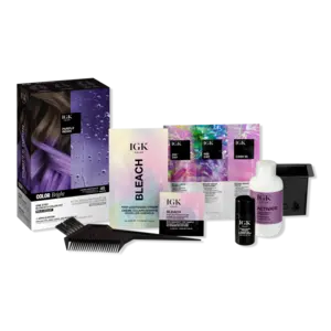 IGK Color Bright One Step Bleach & Color Kit - Purple Reign
