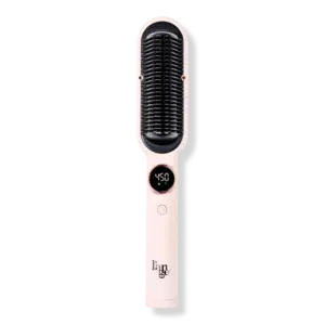 L'ANGE Smooth-it 2-in-1 Digital Straightening Comb - Blush