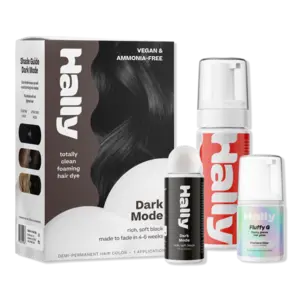 HALLY Color Cloud Foaming Hair Color - Dark Mode