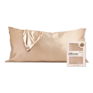 KITSCH Satin King Pillowcase - Champagne