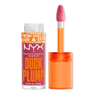 NYX PROFESSIONAL MAKEUP Duck Plump High Pigment Lip Plumping Gloss Strike A Rose