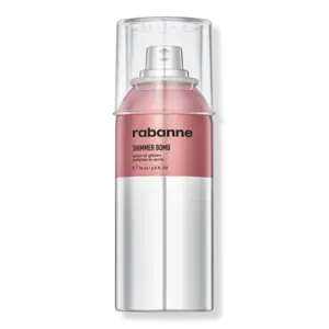 Rabanne Shimmer Bomb Face & Body Spray-on Glitter - Rose Dore