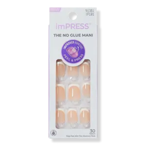 Kiss Impress French Short Squoval Press On Nails Model