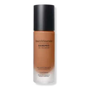 BAREMINERALS Barepro 24hr Wear Skin-perfecting Matte Liquid Foundation Mineral Spf 21 Medium Deep 45 Neutral