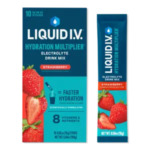 LIQUID I.V. Hydration Multiplier Electrolyte Drink Mix Strawberry - One-color