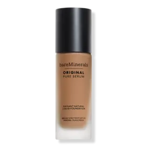 BAREMINERALS Original Pure Serum Liquid Skincare Foundation Mineral Spf 27 Medium Deep Neutral 4