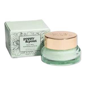 POPPY & POUT Exfoliating Lip Scrub Sweet Mint - One-color