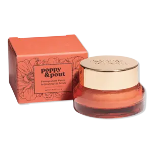 POPPY & POUT Exfoliating Lip Scrub Pomegranate Peach - One-color