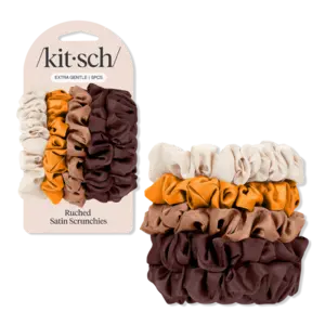 KITSCH Satin Petite Scrunchies Set - Sedona