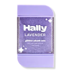 HALLY Glitter Shade Stix Temporary Hair Glitter - Lavender