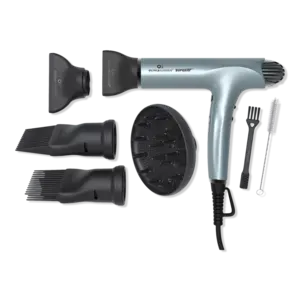 OLIVIA GARDEN Superhp High Performance Professional Hair Dryer - Silver Blue