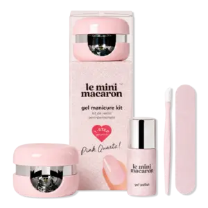 LE MINI MACARON 1-step Diy Glossy Gel Manicure Kit - Pink Quartz