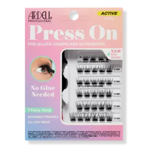 ARDELL Active Press On Pre-glued Underlash Extensions Gainz - One-color