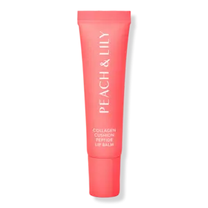 PEACH & LILY Collagen Cushion Peptide Lip Balm - Sheer Peach