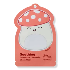 TONYMOLY Squishmallows Hydrating Printed Essence Facial Sheet Masks Malcom Soothing - One-color