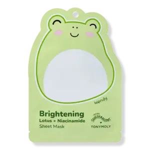 TONYMOLY Squishmallows Hydrating Printed Essence Facial Sheet Masks Wendy Brightening - One-color