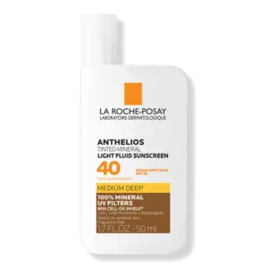 LA ROCHE-POSAY Anthelios Mineral Tinted Fluid Face Sunscreen Spf 40 - Medium/deep