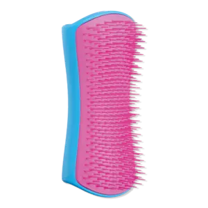 TANGLE TEEZER Large De-shedding Dog Grooming Brush - Pink/blue