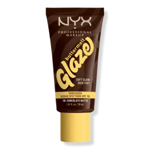 NYX PROFESSIONAL MAKEUP Buttermelt Glaze Skin Tint Spf 30 - Chocolate Butta