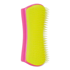 TANGLE TEEZER Large Detangling Dog Grooming Brush - Pink/yellow