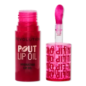REVOLUTION BEAUTY Pout Lip Oil - Cherry Red