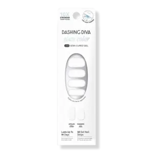DASHING DIVA Glaze Color, Semi-cured Gel Nail Strips - Daikon