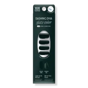 DASHING DIVA Glaze Color Semi-cured Gel Nail Strips - Manhunt