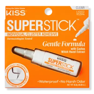 Kiss Super Stick Individual Lash Cluster Adhesive - Clear