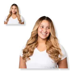 LOCKS & MANE 20" Clip-in Human Hair Extension - Butterscotch