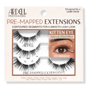 ARDELL Pre-mapped Extensions Refill Kitten Eye - One-color