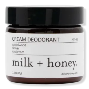 MILK + HONEY Cream Deodorant Sandalwood Vetiver Cardamom - One-color