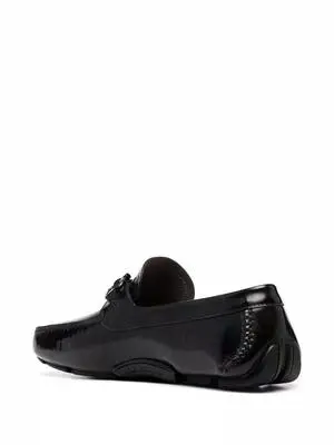 FERRAGAMO Paris Leather Loafers - Brown