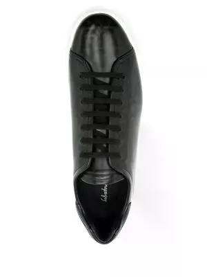 FERRAGAMO Cube Gancini-print Sneakers